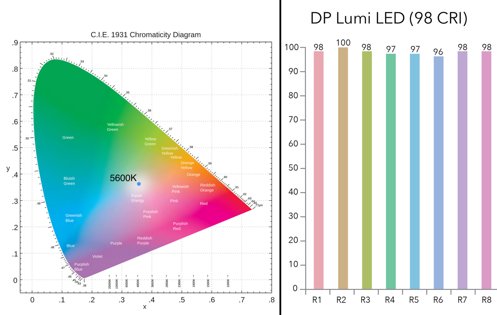 1 x 3 LED Bi-Color Package - DP Lumi